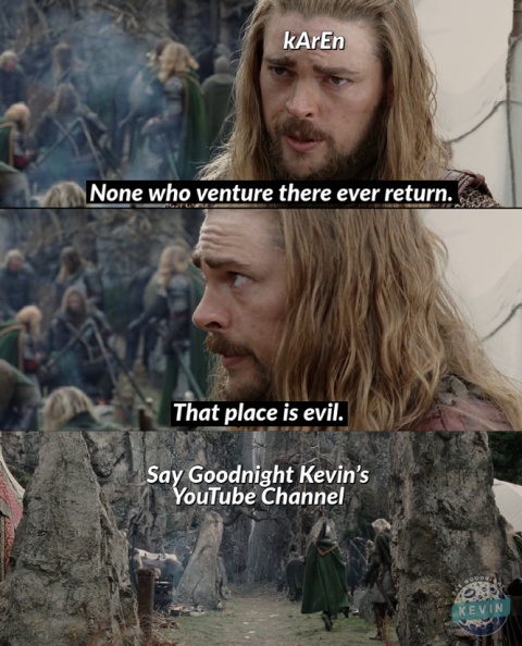 The Say Goodnight Kevin Lord of the Rings Meme Collection - Say ...